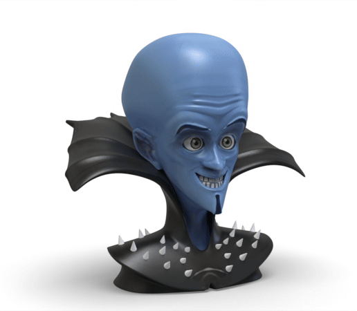 ️ Megamind Pencil Holder・ STL File for 3D printing・Cults