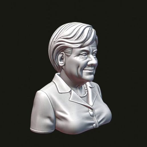 🗿 Angela Women Sculpture Bust - 3D STL Printable・ STL file for 3D ...