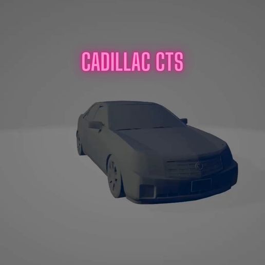 STL file Cadillac CTS 👽 (OBJ and 3MF)・3D print object to download・Cults