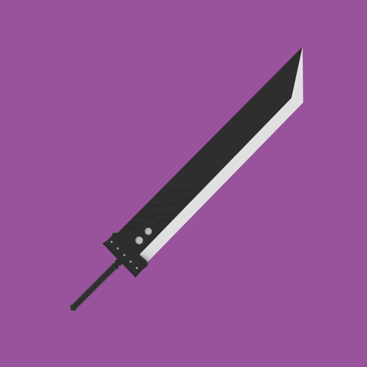 🗡️ Buster Sword | Final Fantasy VII | 3D Printable Model・ STL File for ...