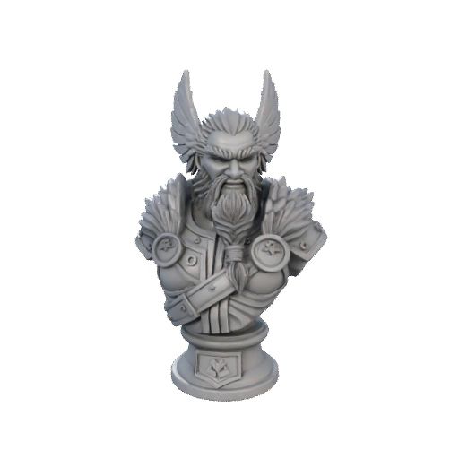 👤 Odin Bust – 3D Printable Norse Mythology God Statue・ STL File for 3D ...