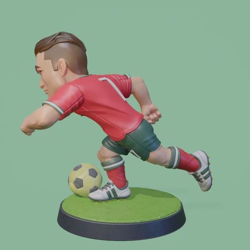 ⚽ Cristiano Ronaldo Chibi 3D Printable Figure | Empire Chibi 3D・Free ...