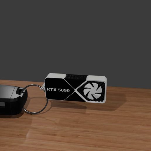 🗝️ RTX 5090, Keychain・Archivo 3D para Impresión 3D・Cults
