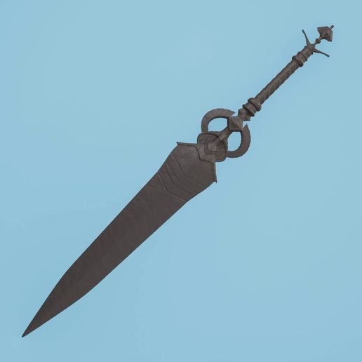 3D file Rotten Crystal Sword from Elden Ring 🔮 ・3D printable model to ...