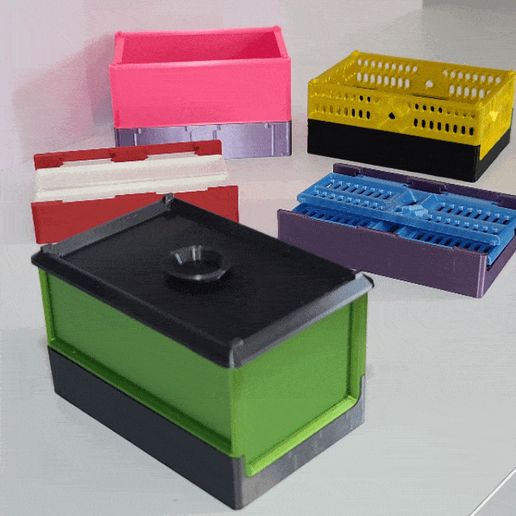📦 FLIPBOX - Foldable Mini Box・ 3D File for ・Cults