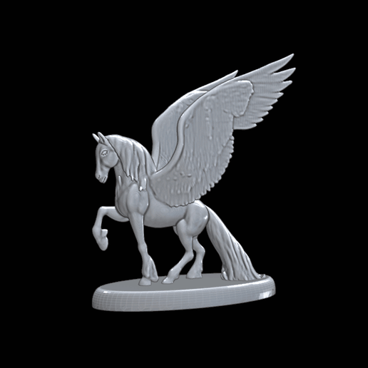 🎁 Perfect Pegasus I274 Gift Bust Figure Unique & Detailed 3D Print ...