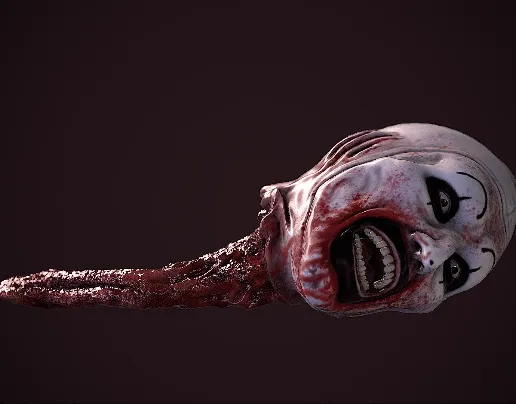 🎨 Art The Clown "Premium Head" (Terrifier)・ STL File for 3D printing・Cults