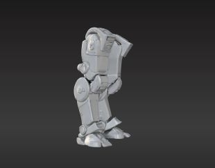 🦵 Modular Mech Leg for 3D Printing – Reinforced and Articulated Look ...