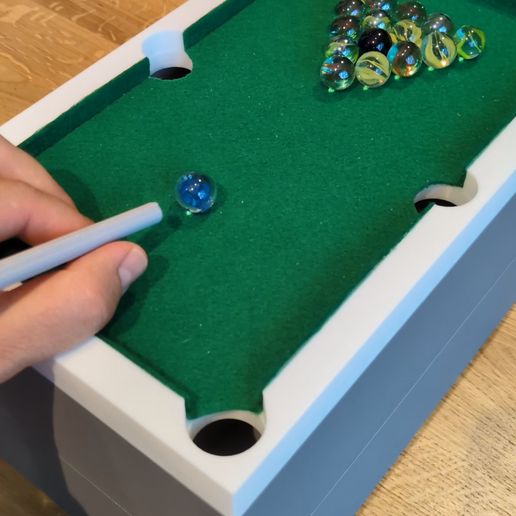♟ Mini working folding billiard・ STL File for 3D printing・Cults