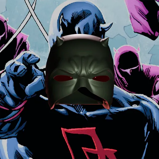 Daredevil Mask - Leader of The Hand / Máscara de Daredevil - Líder de ...