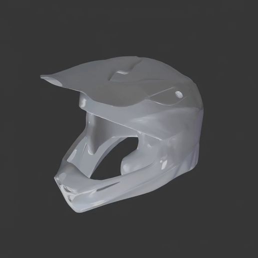 🪖 Motocross Helmet | Aggressive MX Helmet Models | 3D Printable File ...
