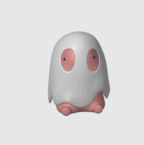 😘 The Kawaii - D - Ghosth spooky・ STL File for 3D printing・Cults