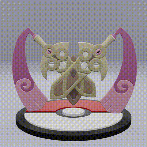 🐉 Pokemon No. 680 Doublade・ STL File for 3D printing・Cults