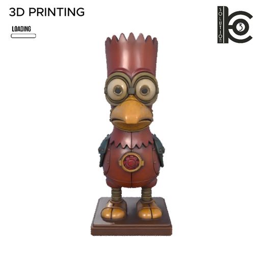 🎁 Bart Quack - Clockwork Troublemaker Edition・ STL File for 3D printing ...
