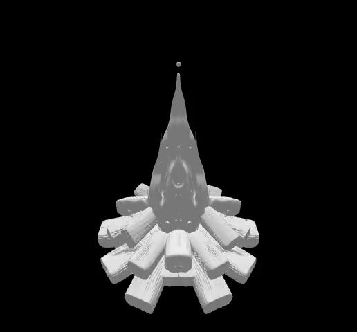 🔥 Campfire Bonfire STL・ STL File for 3D printing・Cults