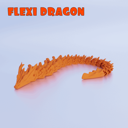 STL file Flexi articulated Dragon 🐉 ・Design to download and 3D print・Cults