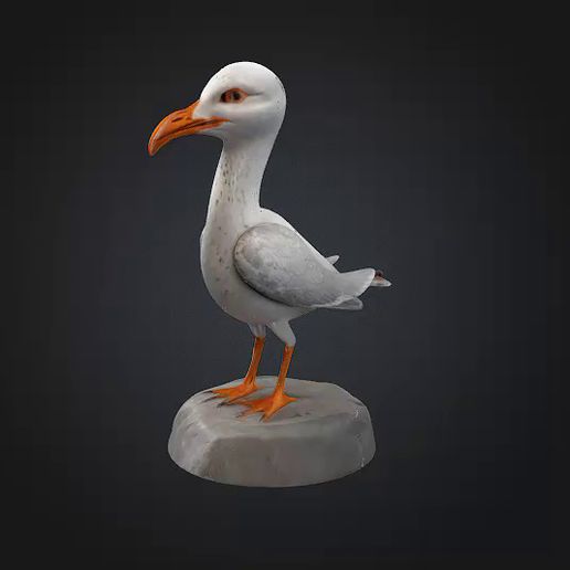 3D file ABP Seagull Stl Obj Glb for 3D Printer 🖨️ ・3D printable model ...
