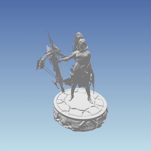 🦸 RANGER DROW / ARCANA・Arquivo STL Grátis para Impressão 3D・Cults