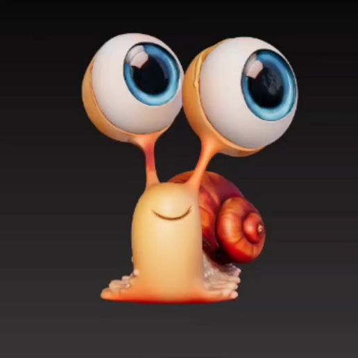 🐌 Snail toy・ STL File for 3D printing・Cults