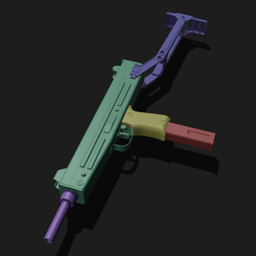 ⭐ Star Z84 Submachine-gun ( Prop-Gun ) 1/1 Scale・ STL File for 3D ...