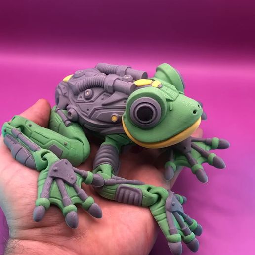 3D file FantastiCraft3D - Robo Frog Flexi model for FDM 3d printing 🐸 ...
