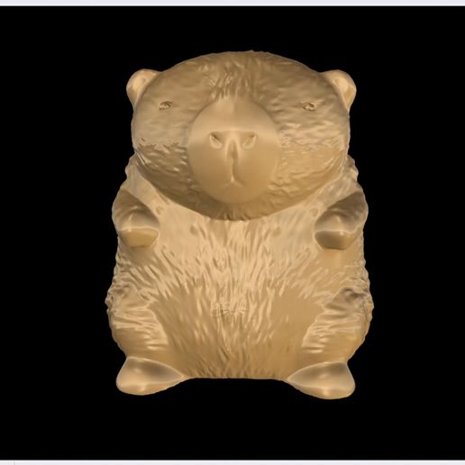 🦸 Capibara・Archivo 3D para Impresión 3D・Cults