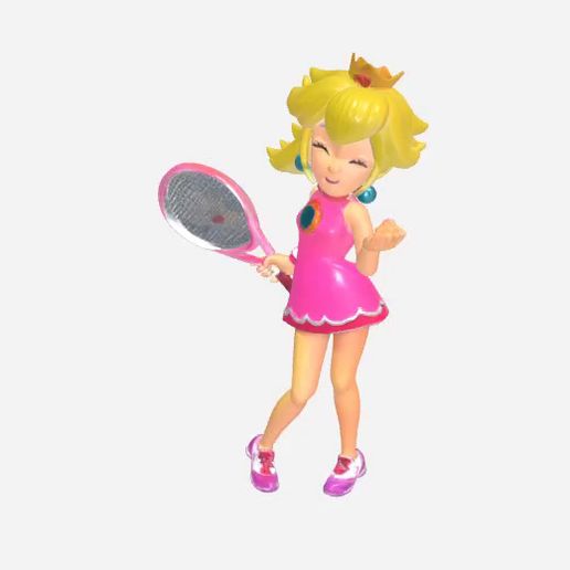 👸 Princess Peach Tennis Edition・ OBJ File for 3D printing・Cults