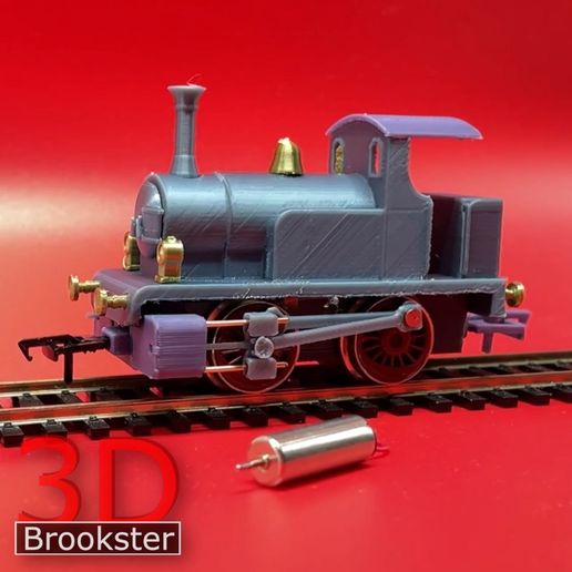 ⚡ NWR Industrial 0-4-0: 00 Gauge Electric Locomotive・ 3D File for 3D ...