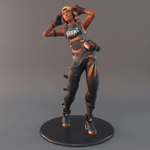 STL file Valorant - Raze !!! 🔫 ・Design to download and 3D print・Cults