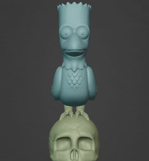 Free STL file Bart The Raven 🐦 ・3D printable model to download・Cults
