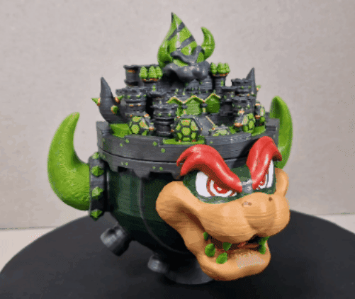 🐢 Bowser Castle Bowl- Super Mario Bros Wonder・ 3D File for 3D printing ...