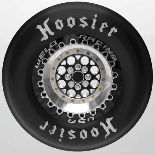 🛞 Magnum Import Weld Drag Wheels + Hoosier Slicks for Scale autos and ...