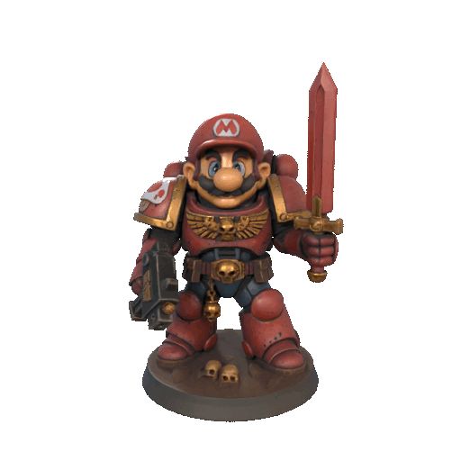 🫡 Mario x Armored Sci-Fi Soldier – Sci-Fantasy Fan Art Miniature・ STL ...