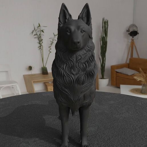 🐉 Belgian Sheepdog・ STL File for 3D printing・Cults