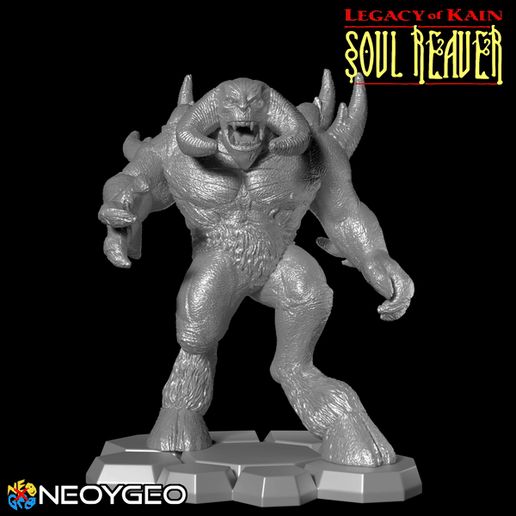 STL file BLACK FIRE DEMON - SOUL REAVER - LEGACY OF KAIN 🔥 ・3D ...