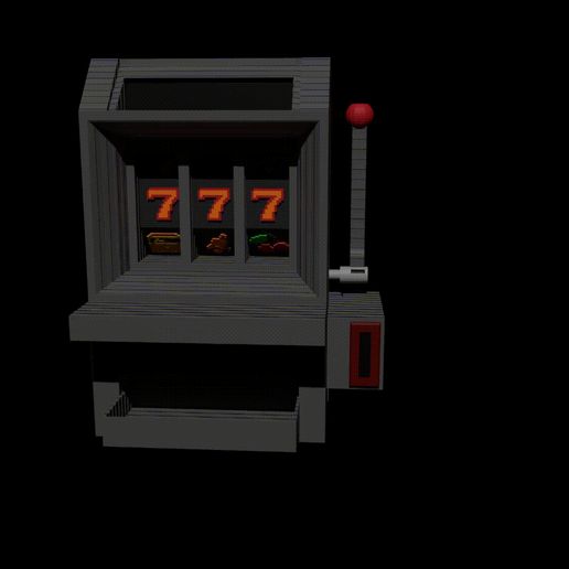 🎮 Full 3D Printed Slot Machine from CloverPit Videogame + Keychains and ...