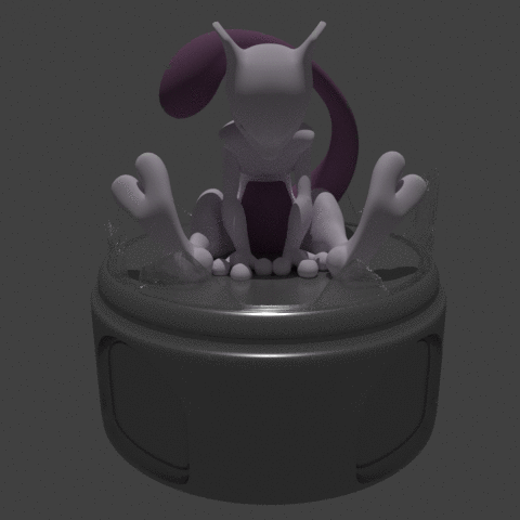 🐉 Mewtwo capsule exhaust・ STL File for ・Cults