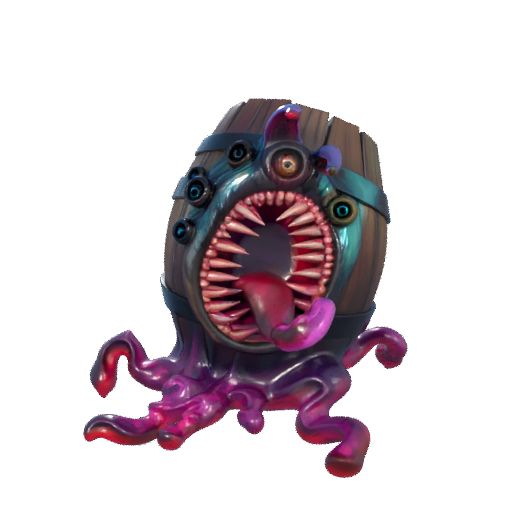 👹 D&D - Mimic Barrel・Free STL File for 3D printing・Cults