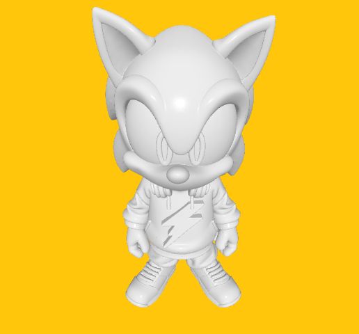 🦔 Sonic The Hedgehog Urban Vibes - Urban Street Style・ STL File for 3D ...