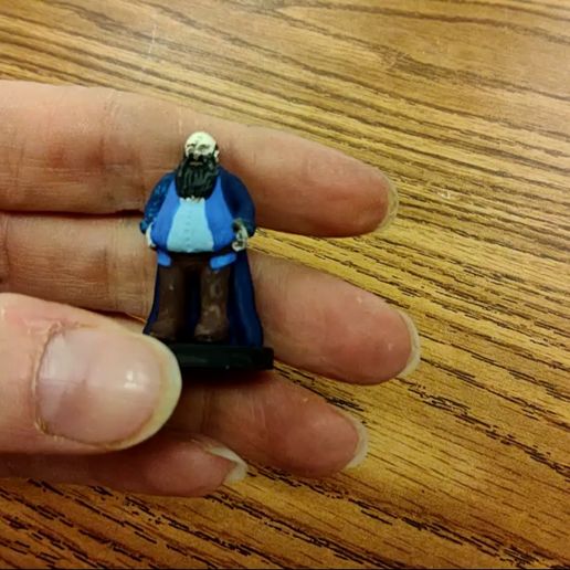🎲 Dnd fat wizard・ STL File for 3D printing・Cults