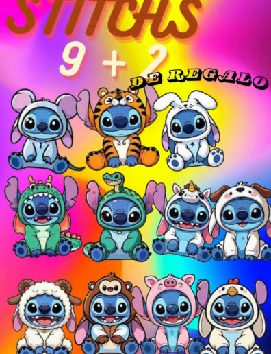 🌐 pack de stitch・Archivo STL para Impresión 3D・Cults