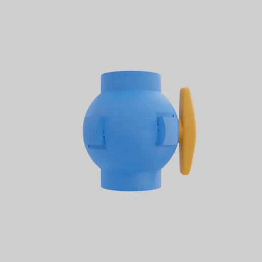 🔧 Ball Valve・Free STL File for ・Cults