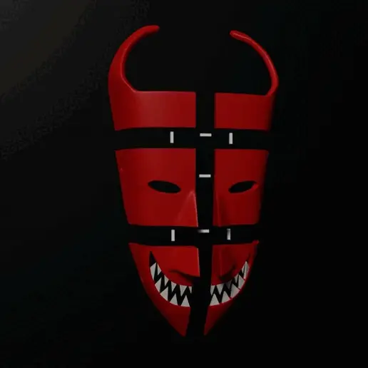 🔒 Lock Mask Cosplay The Nightmare Before Christmas・ STL File for ・Cults