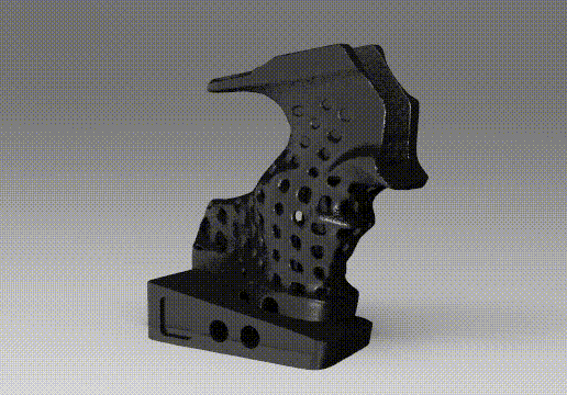 ️ Steyr LP10 Grip Size M Right Hand・ OBJ File for 3D printing・Cults