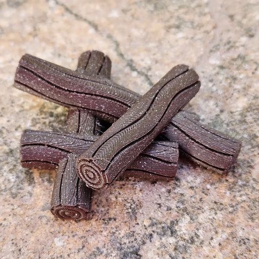 🪵 Little Logs・Free STL File for 3D printing・Cults