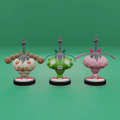 🐉 Pokemon No. 413 Wormadam Pack・ STL File for 3D printing・Cults