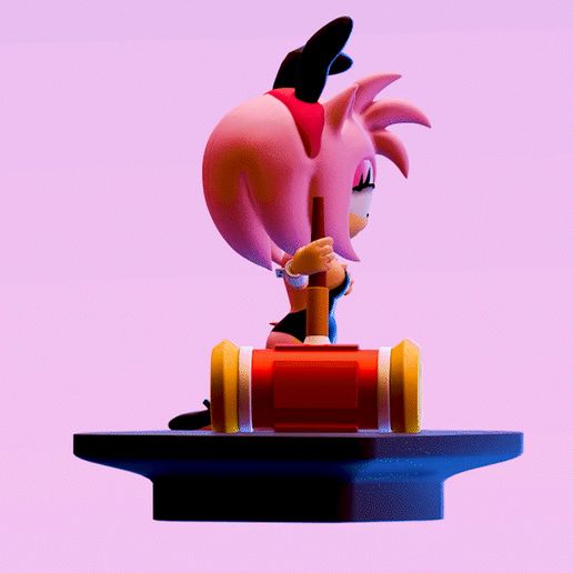 amy rose side view