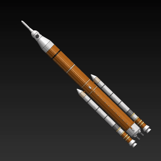 🚀 Cohete SLS de la NASA・Archivo STL para Impresión 3D・Cults