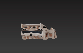 🏎️ Seamless 3D Printable Race Car – Exaggerated Wheels, Support-Free ...