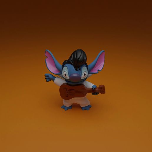 🎨 Stitch elvis presley- Lilo and Stitch・Free STL File for 3D printing・Cults